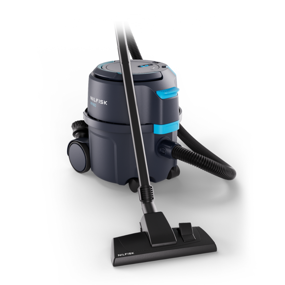 Nilfisk VP400 HEPA Cylinder Vacuum Cleaner – M.K. Floortec Services Ltd